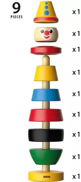 Brio Stacking Clown – Galt Baby