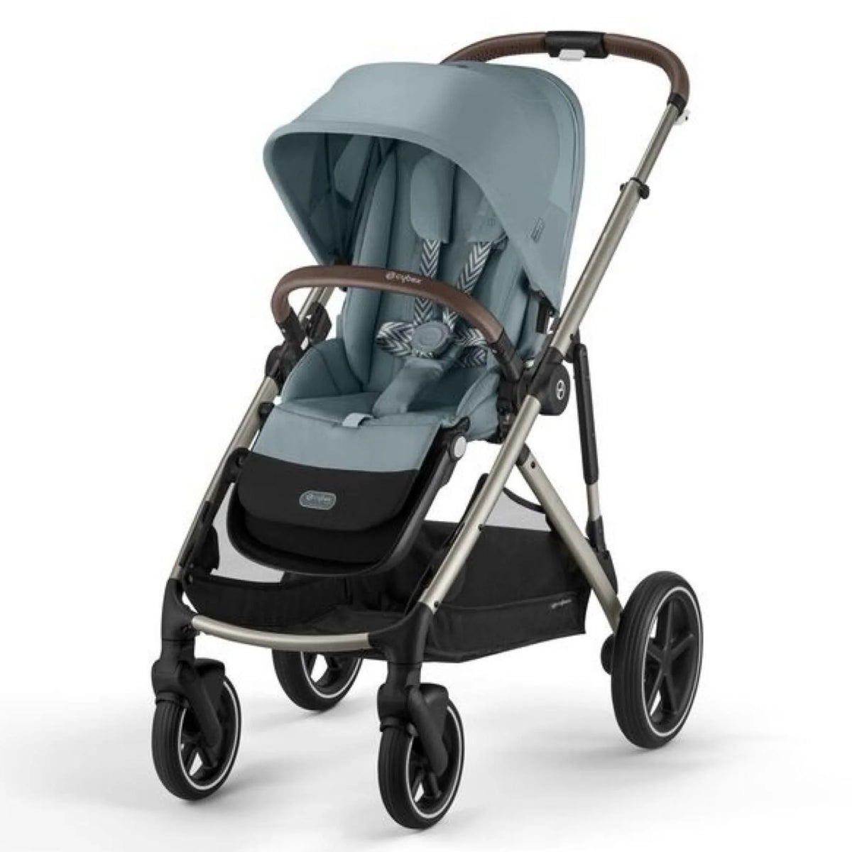 Cybex Gazelle S Stroller - Taupe Frame/Sky Blue – Galt Baby