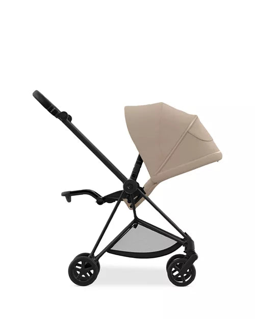 Cybex Mios 3 Compact Stroller - Cozy Beige Fabric/Matte Black Frame ...